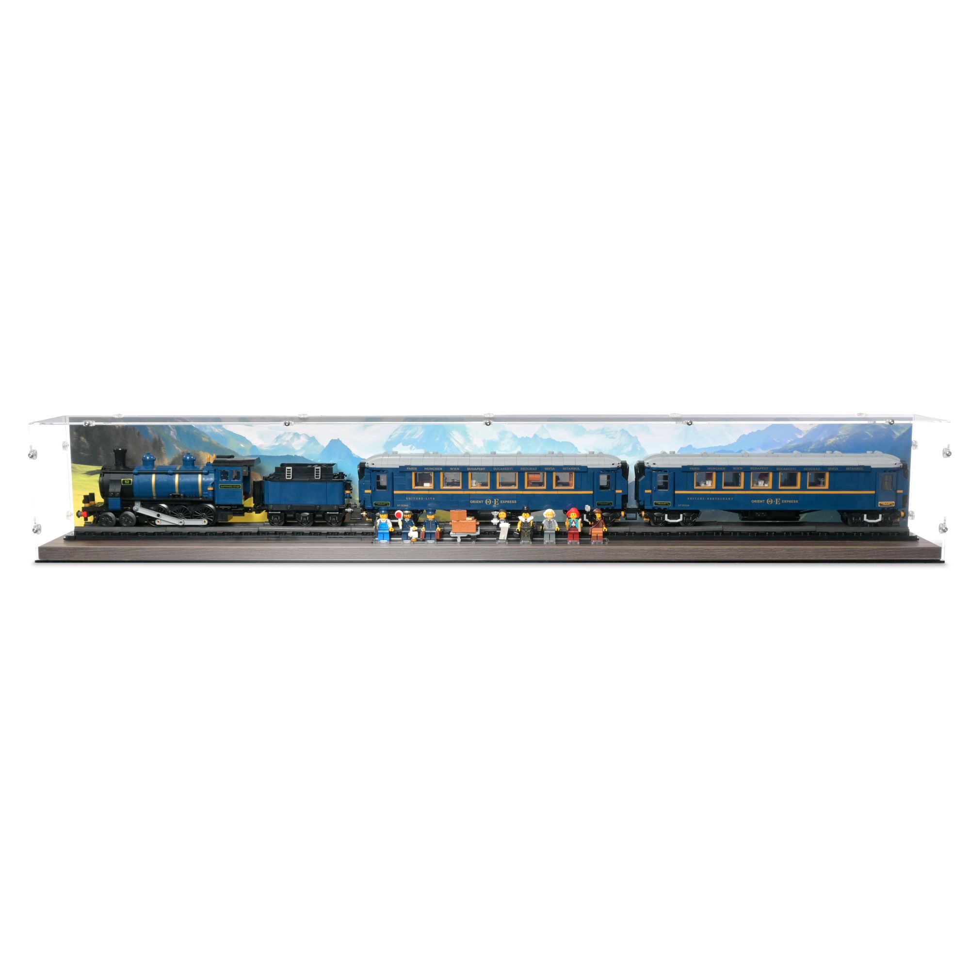Acrylic Displays for your Lego Models-21344 The Orient Express Train ...