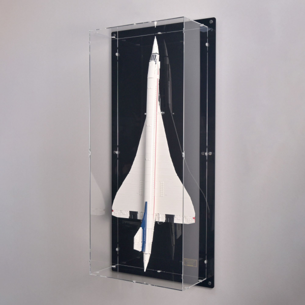 Acrylic Displays for your Lego Models-10318 Concorde Wall Display Case