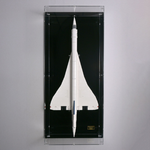 Acrylic Displays for your Lego Models-10318 Concorde Wall Display Case
