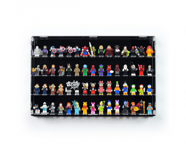 Premiumtoystore - Lego Displays - 60 LEGO Minifigures Wall Display Case