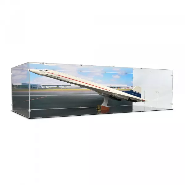 Acrylic Displays for your Lego Models-10318 Concorde Display Case Lego