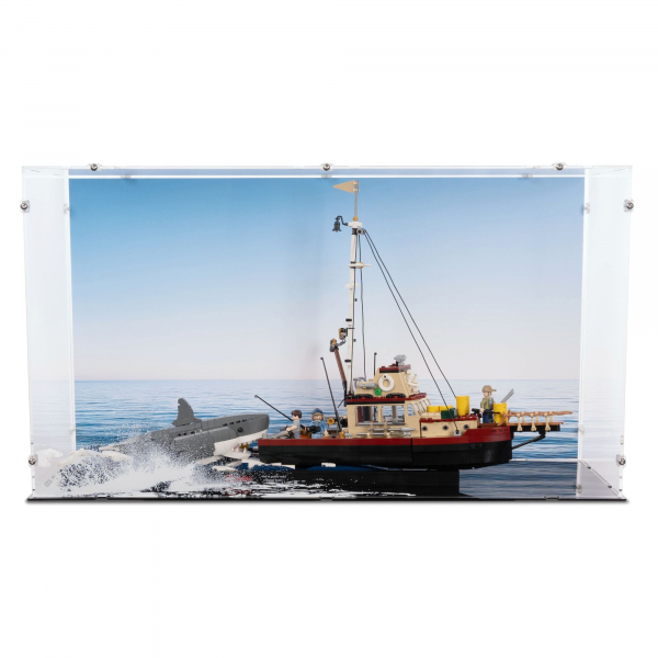 Acrylic Displays for your Lego Models-21350 Jaws - Display Case
