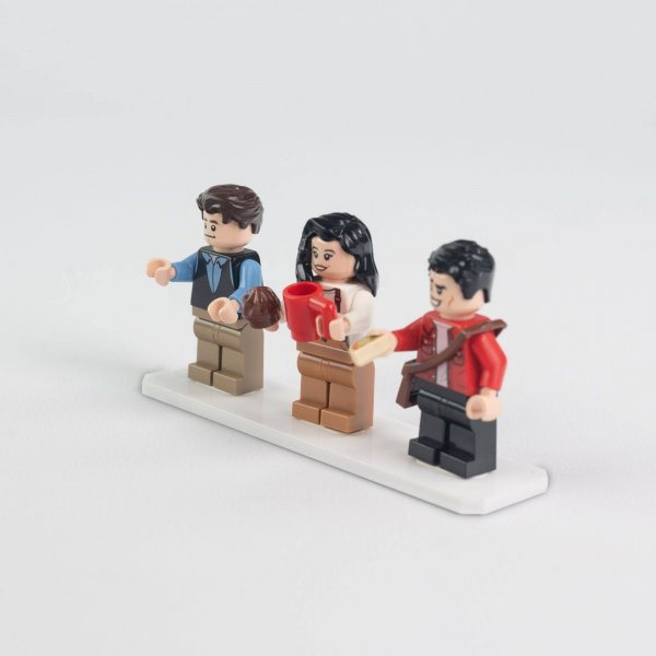Premiumtoystore - Lego Displays - Display Plate for 3 LEGO Minifigures ...